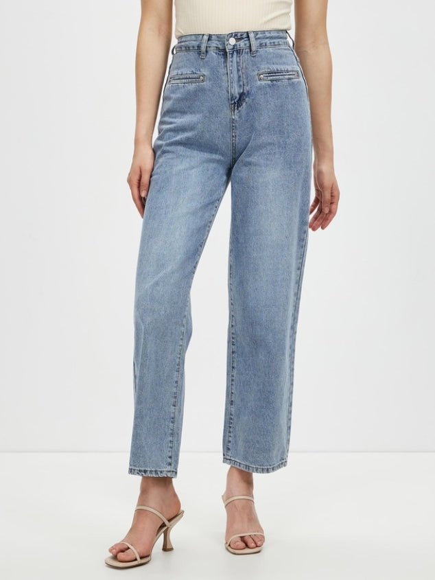 Womens Flare Jeans High Waisted Wide Leg Jean by Kaja Clothing-Alarice ...